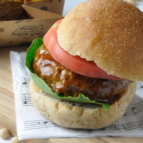 Soyie 豆肉のハンバーグ 2個入り(Bonheur -ボヌール-さん)｜ハートモール